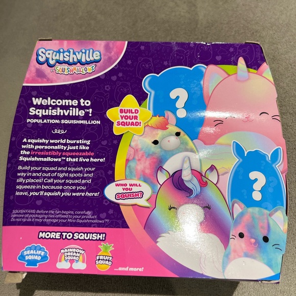 Squishmallows | Toys | Nib Squishville Mini Squishmallows 6pack Rainbow ...